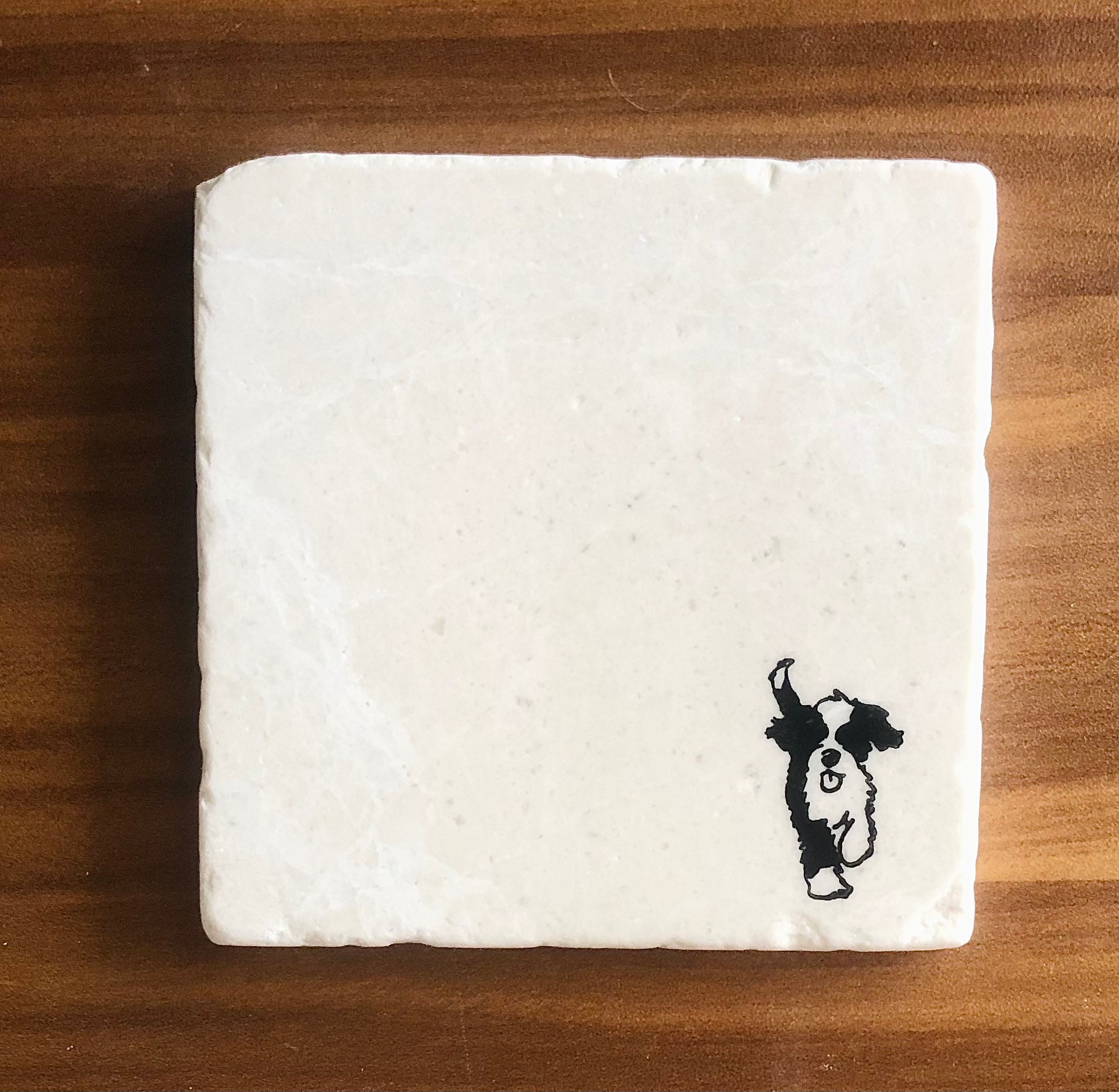 Sheepadoodle Coasters Sheepadoodle Gift Marble Coasters | Etsy