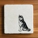 Husky Dog Coasters Siberian Husky Coasters Dog Coasters Dog Gift ...