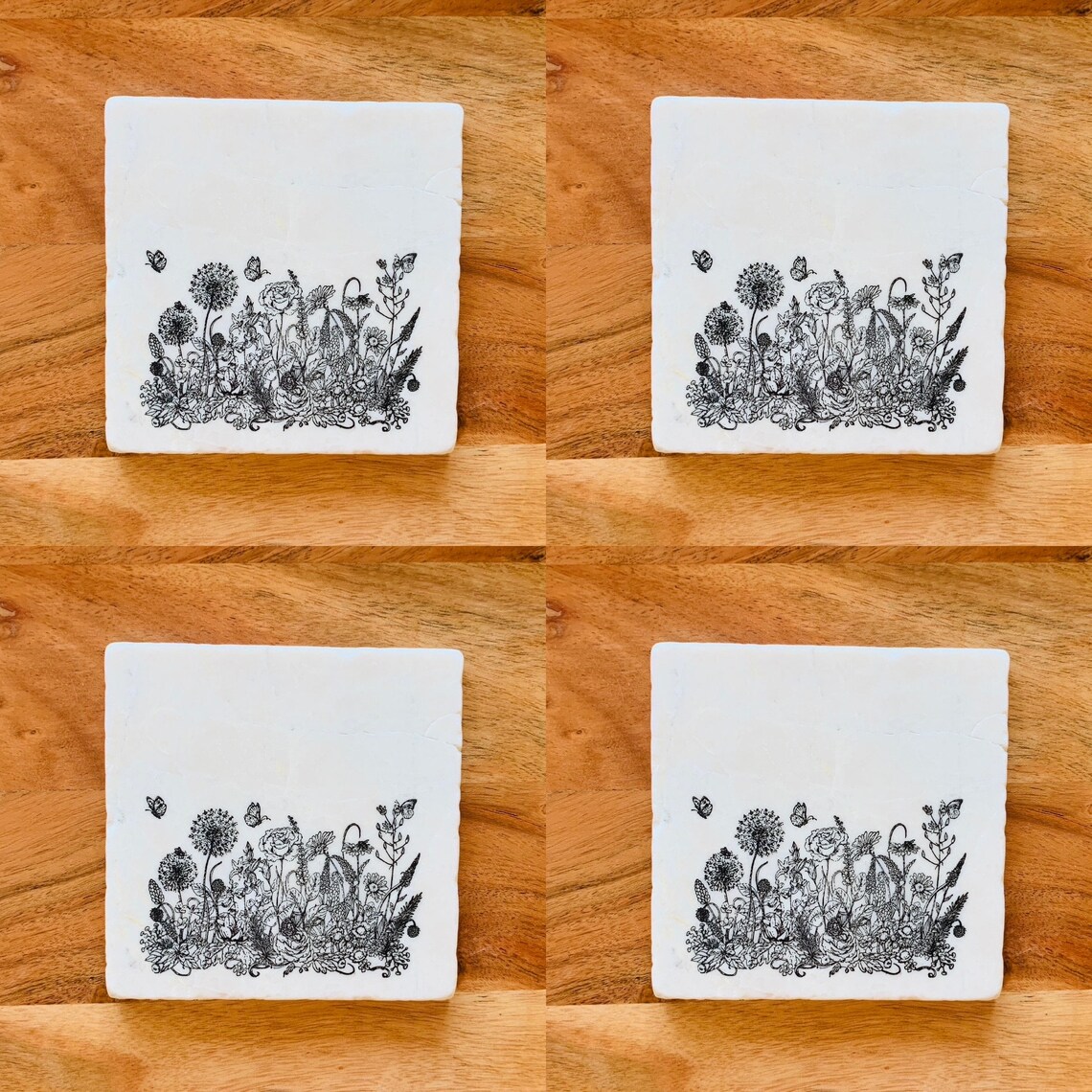 Wildflower Coasters ~ Floral Coasters ~ Flower Coasters ~ Dandelion ...