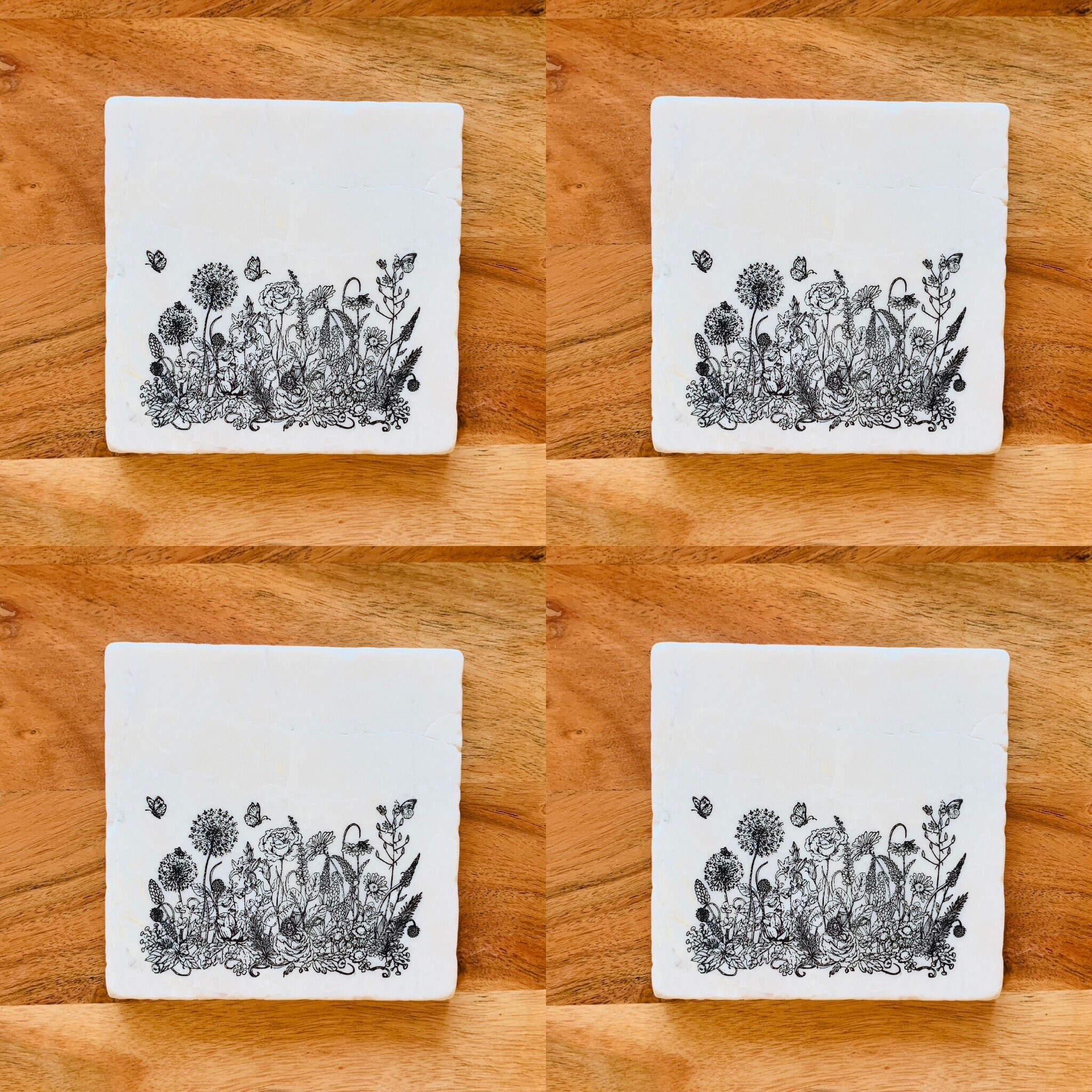 Wildflower Coasters ~ Floral Coasters ~ Flower Coasters ~ Dandelion ...