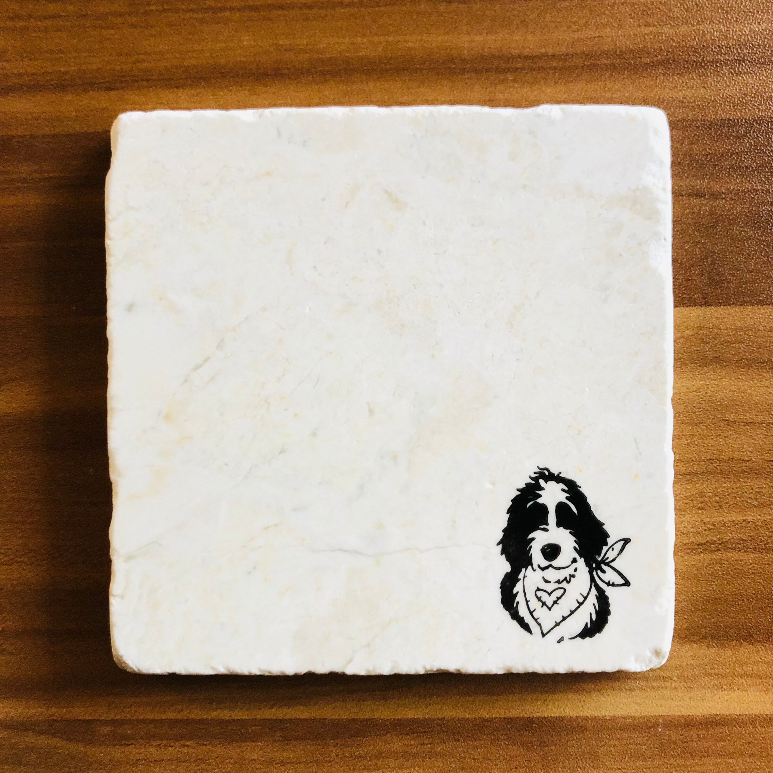 Sheepadoodle Coasters Sheepadoodle Gift Marble Coasters | Etsy