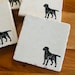 Labrador Retriever Coasters Yellow Lab Gifts Yellow Lab Dog Mom Marble ...