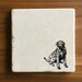Labrador Retriever Coasters Yellow Lab Gifts Yellow Lab Dog Mom Marble ...