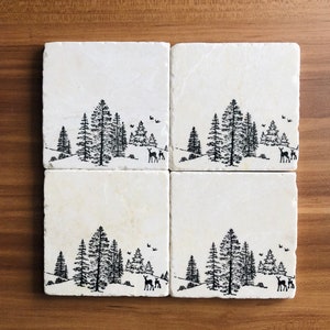 Winter Coasters Winter Season Decor Farmhouse Decor Housewarming Gift ...