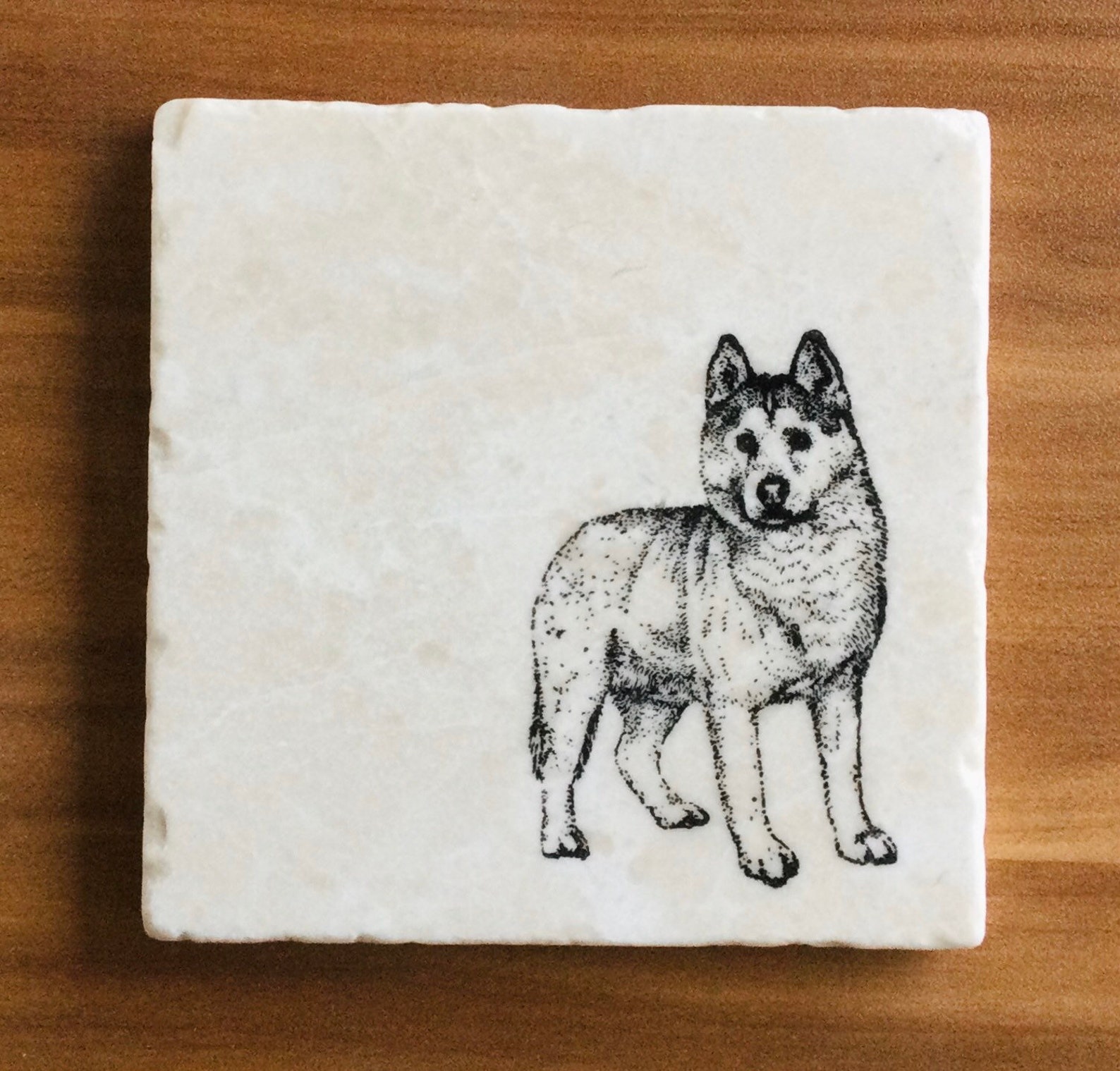 Husky Dog Coasters ~ Siberian Husky Coasters ~ Dog Coasters ~ Dog Gift ...