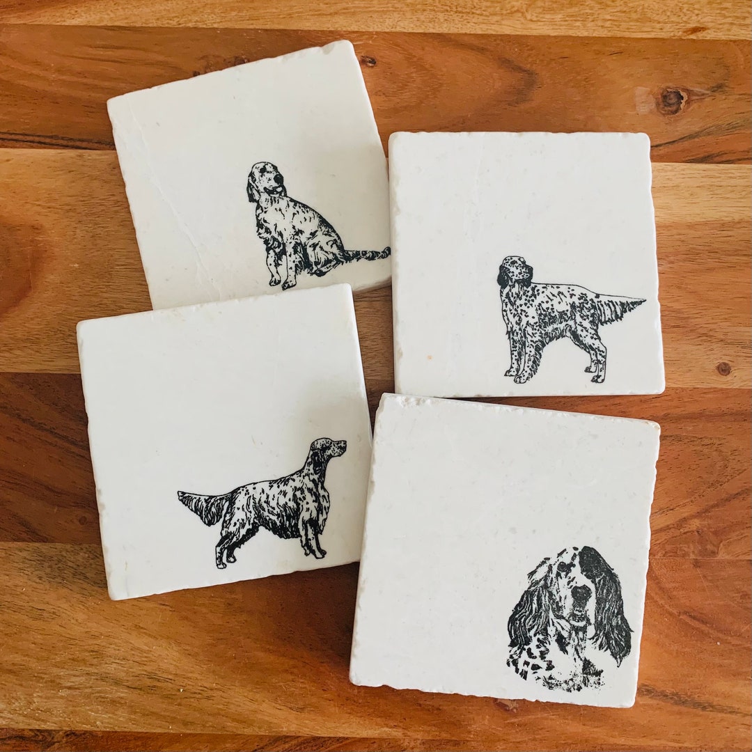 English Setter Coasters ~ English Setter Dog ~ English Setter Dog Mom ...