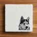 Husky Dog Coasters Siberian Husky Coasters Dog Coasters Dog Gift ...