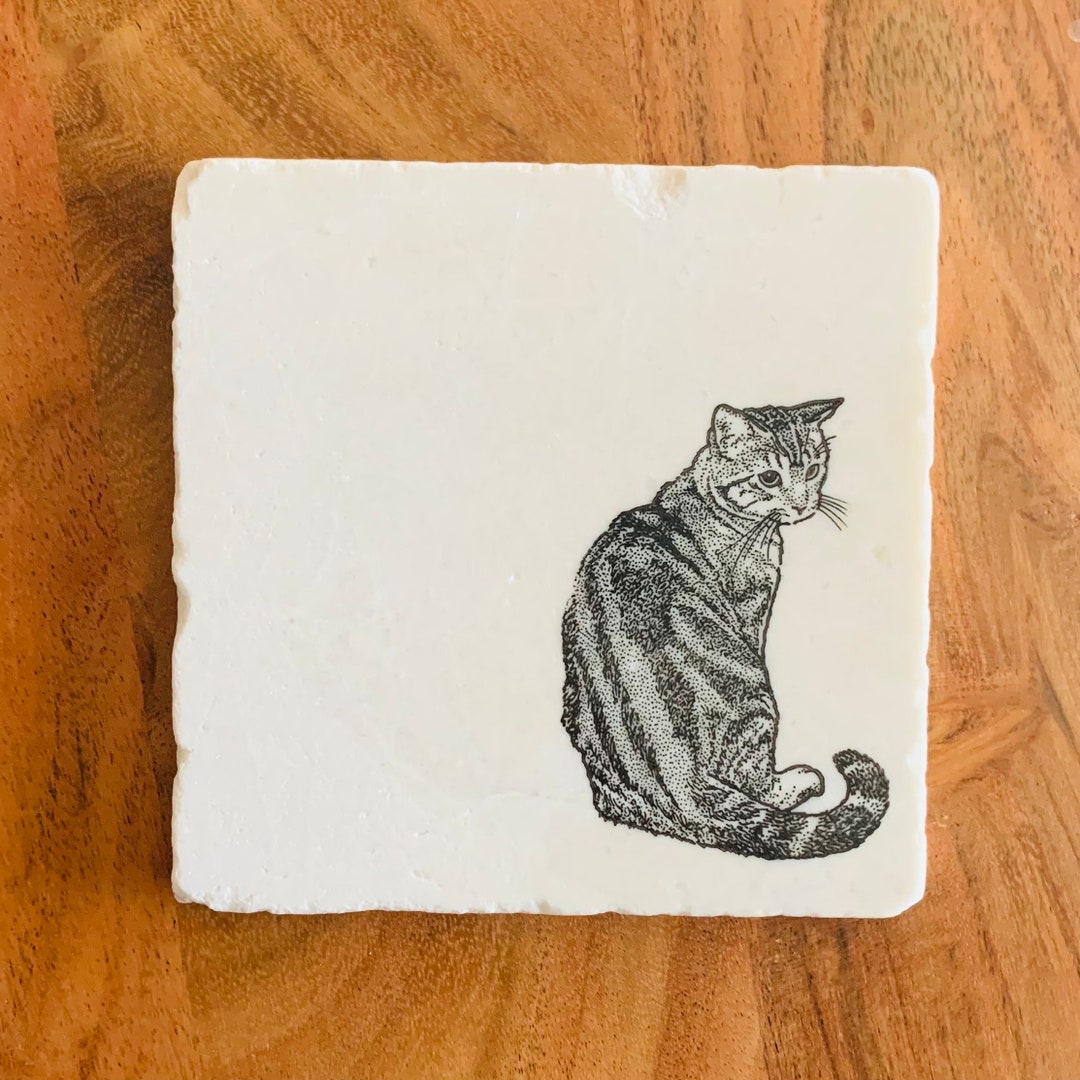 Tabby Cat Coasters ~ Tabby Cat Gifts ~ Cat Gifts ~ Cat Lovers ...