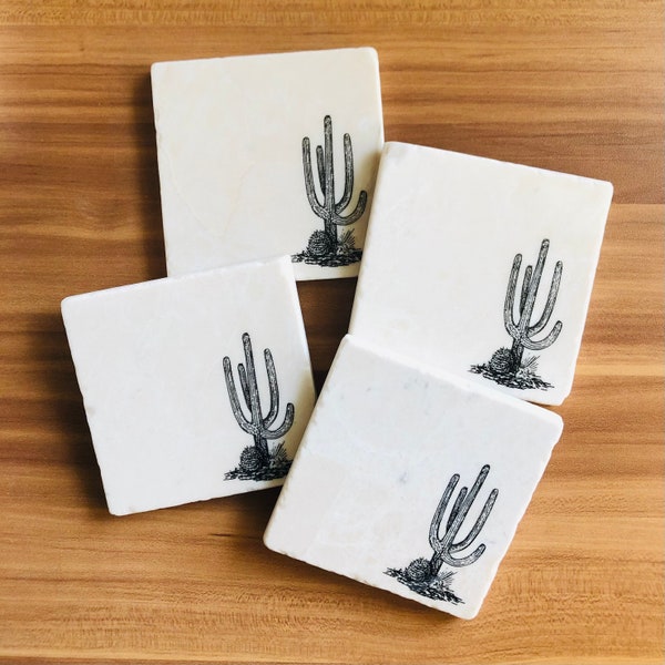 Cactus Coasters - Etsy