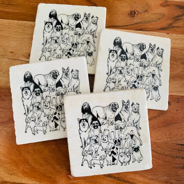 Dog Rescue Coasters - Etsy