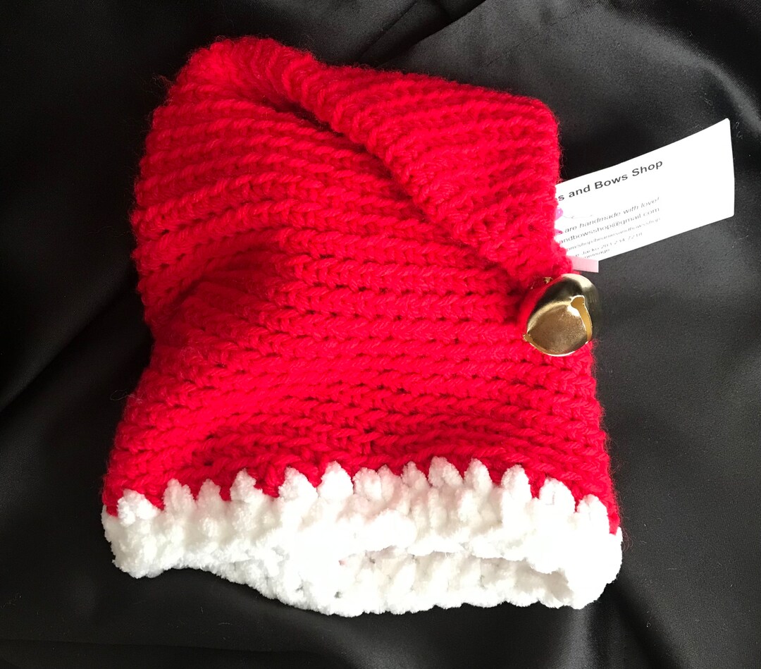 Crocheted Santa Baby Hat - Etsy