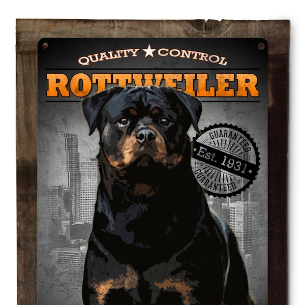 Rottweiler Sign - Etsy