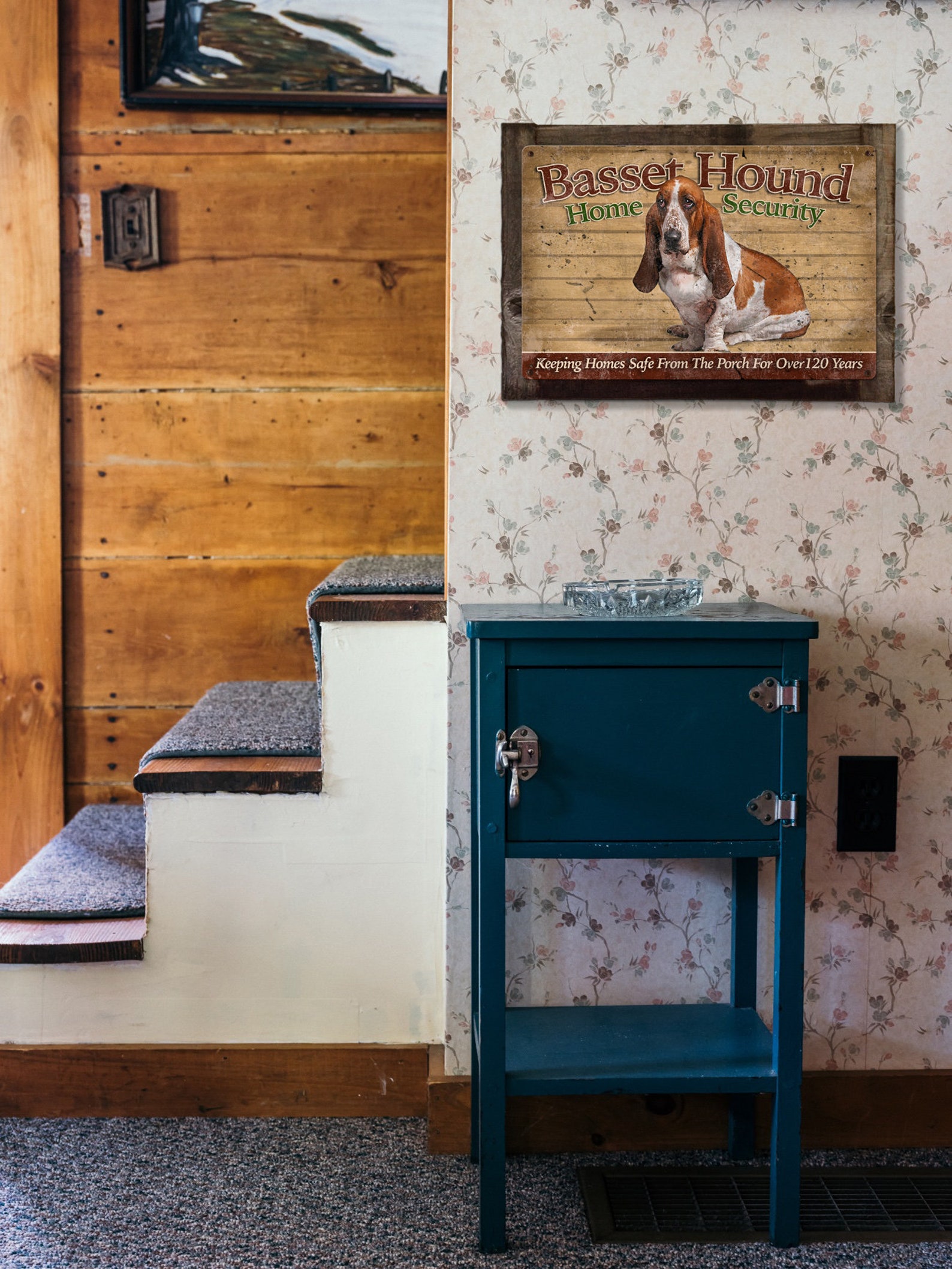 Basset Hound Wall Art Dog METAL Sign Optional Reclaimed - Etsy