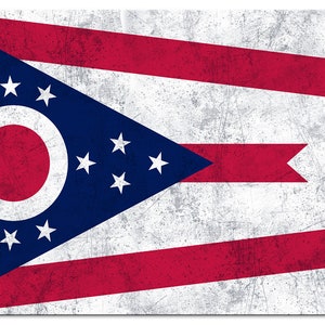 Ohio State Flag, First in Aviation, Metal Sign, Metal Sign, Optional ...
