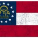 Georgia State Flag, Georgia on My Mind, Metal Sign, Optional Rustic ...