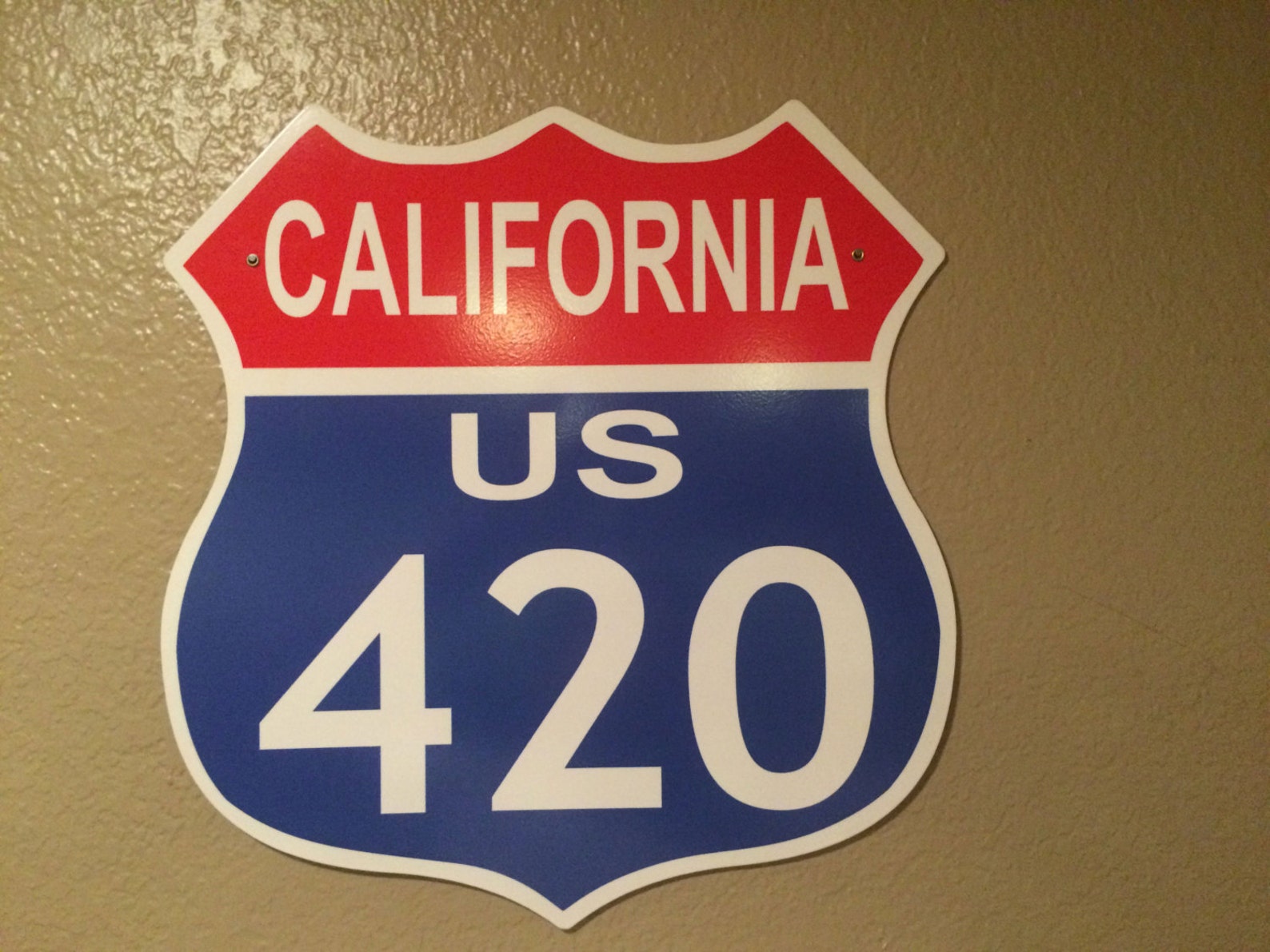 Highway Route 420 California Metal Shield Highway Sign - Etsy
