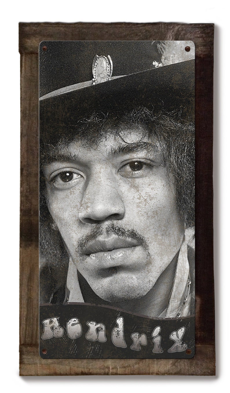 Jimi Hendrix, the Experience, METAL Sign, Triptych, 3 Panel, on ...