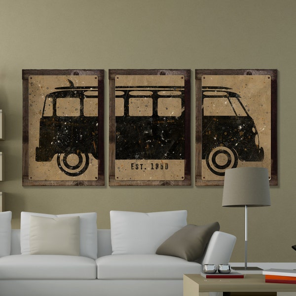 Vw Bus Art - Etsy