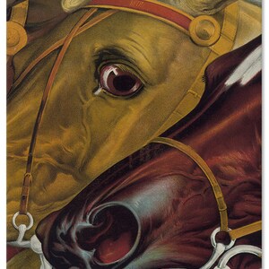 Neck and Neck to the Wire, Jay Eye See, Currier & Ives 1884, Horse ...