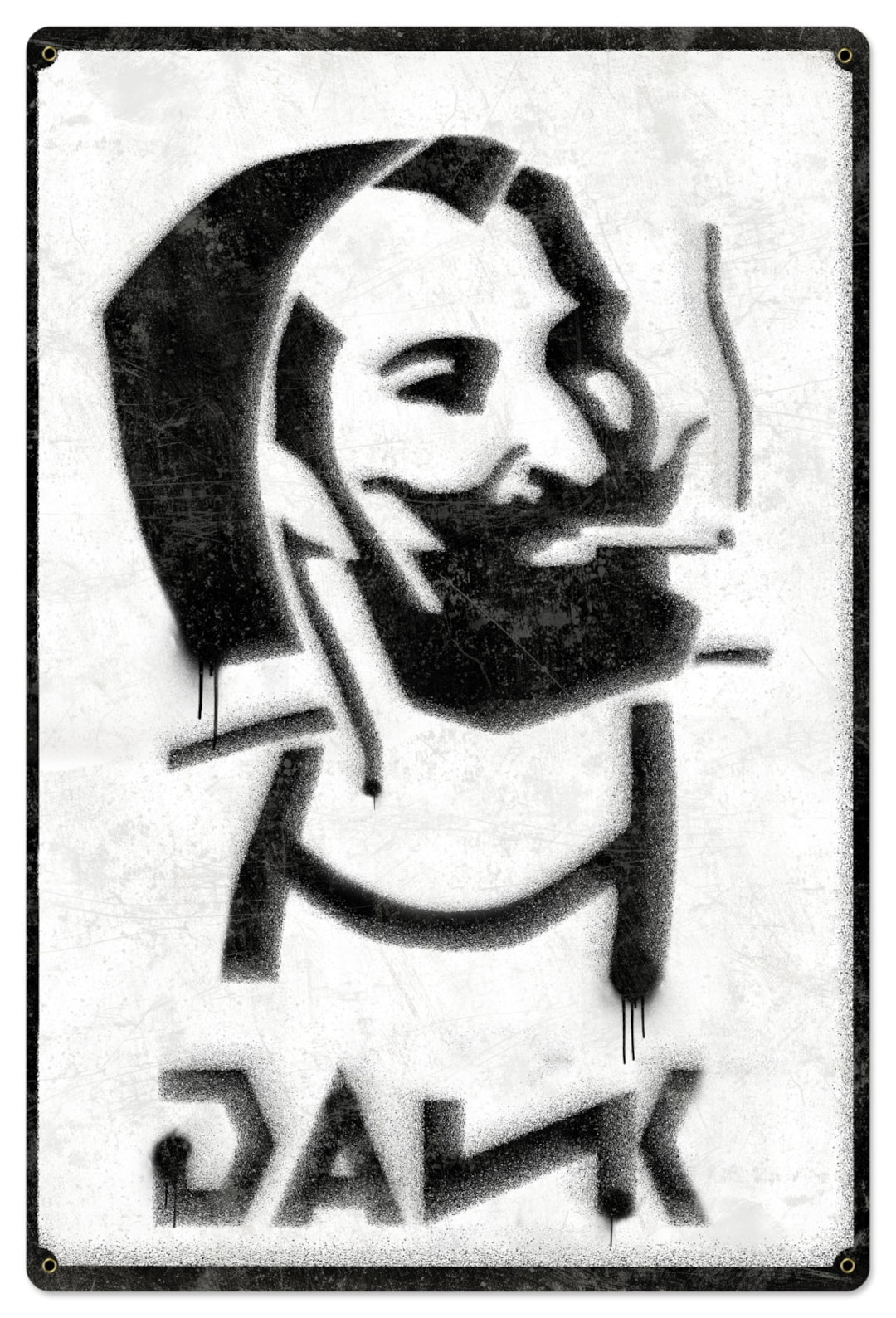 Dank Zig-zag Man Rolling Papers Spray Art Metal Sign - Etsy