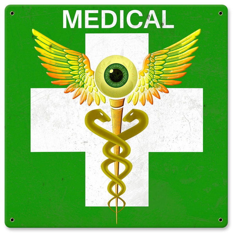 Green Cross Medical Marijuana Dispensary Sign 12 X | Etsy