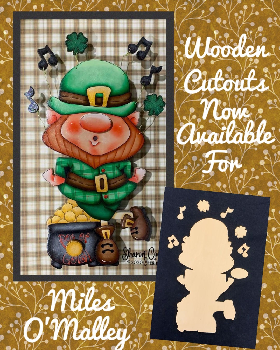 Wooden Cutouts for Miles O'malley-instructions by Sharon Cook; Design ...