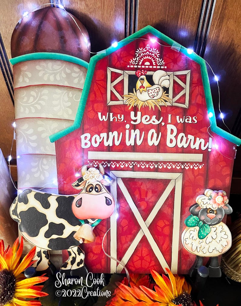 Born in a Barn Epattern Packet--by Sharon Cook - Etsy