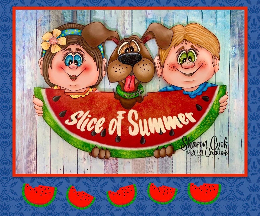 Slice of Summer Epattern Packet--by Sharon Cook (includes Epattern Only ...
