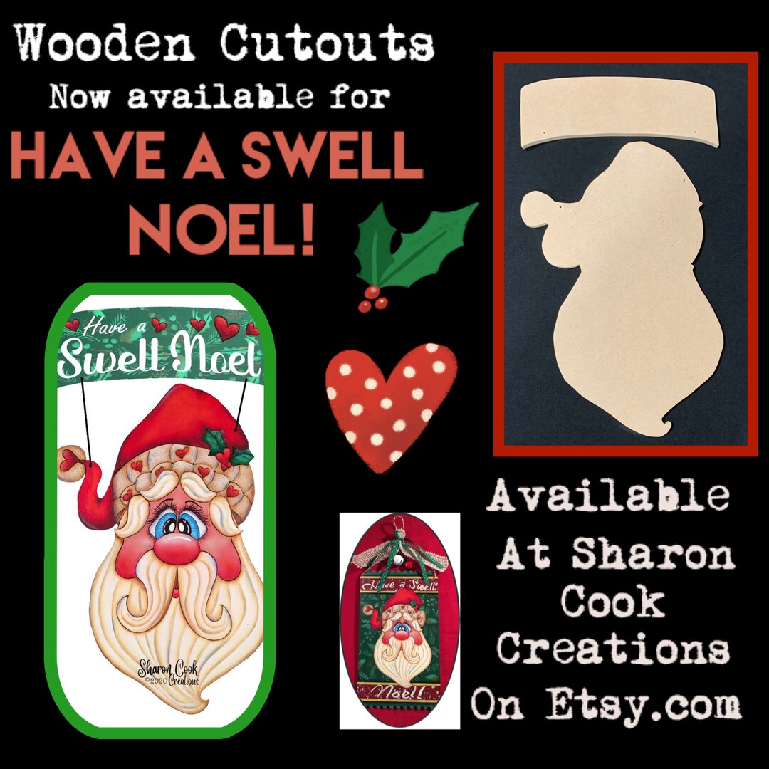 Wooden Cutout for Have a Swell Noel! Hanging Banner by Sharon Cook ...
