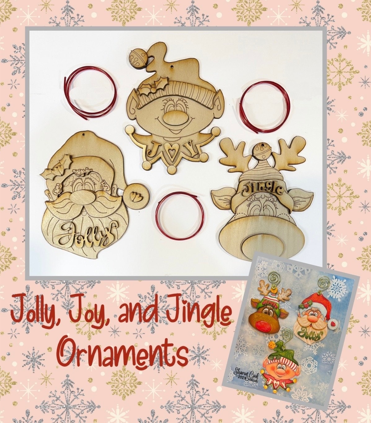 Jolly, Joy, and Jingle Epattern Packetby Sharon Cook includes Digital ...
