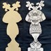 Donder Reindeer--wooden Cutout--by Sharon Cook (includes One Reindeer ...