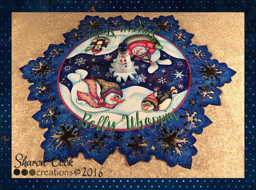 Belly Whoppin' and Slippery Slidin' Lazy Susan--epattern Packet by ...