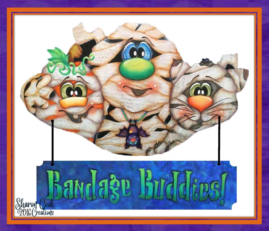Bandage Buddies! Sign and Garden Plaque--epattern Packet by Sharon Cook ...