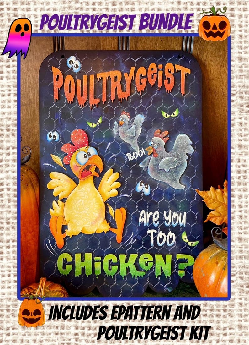 Poultrygeist! Bundle--by Sharon Cook (includes Poultrygeist Epattern ...