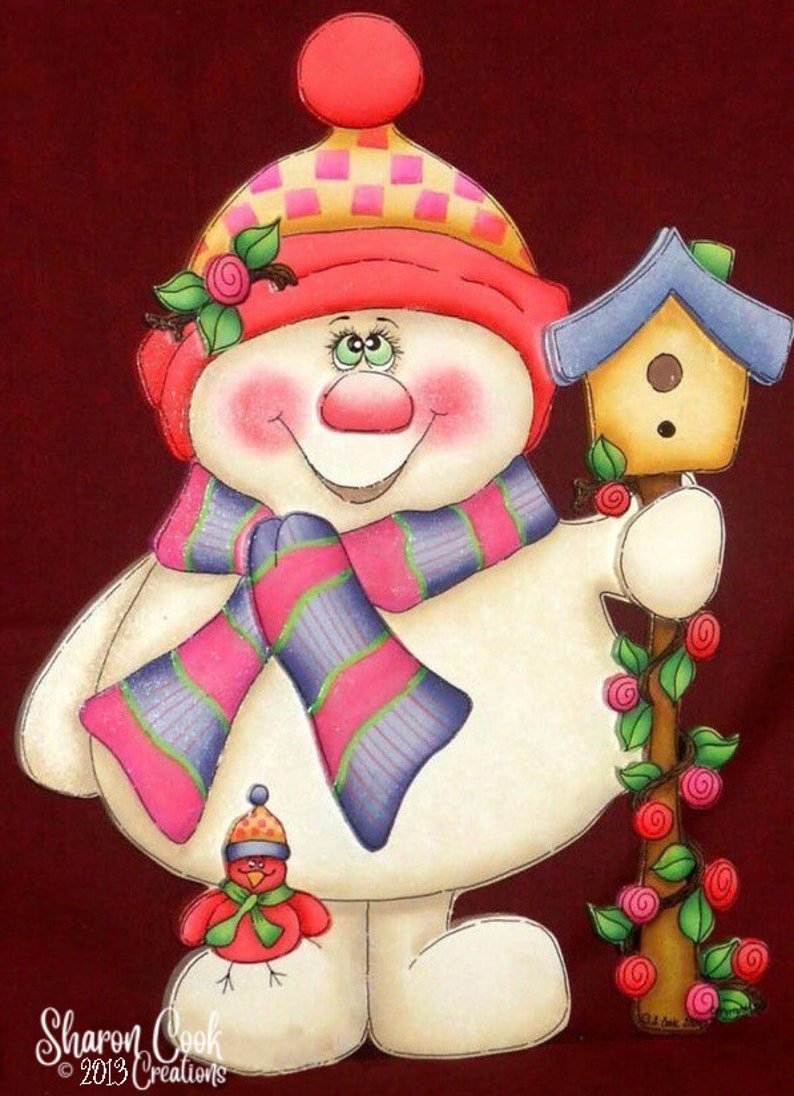 Springtime Snowmane-pattern Packet by Sharon Cook - Etsy