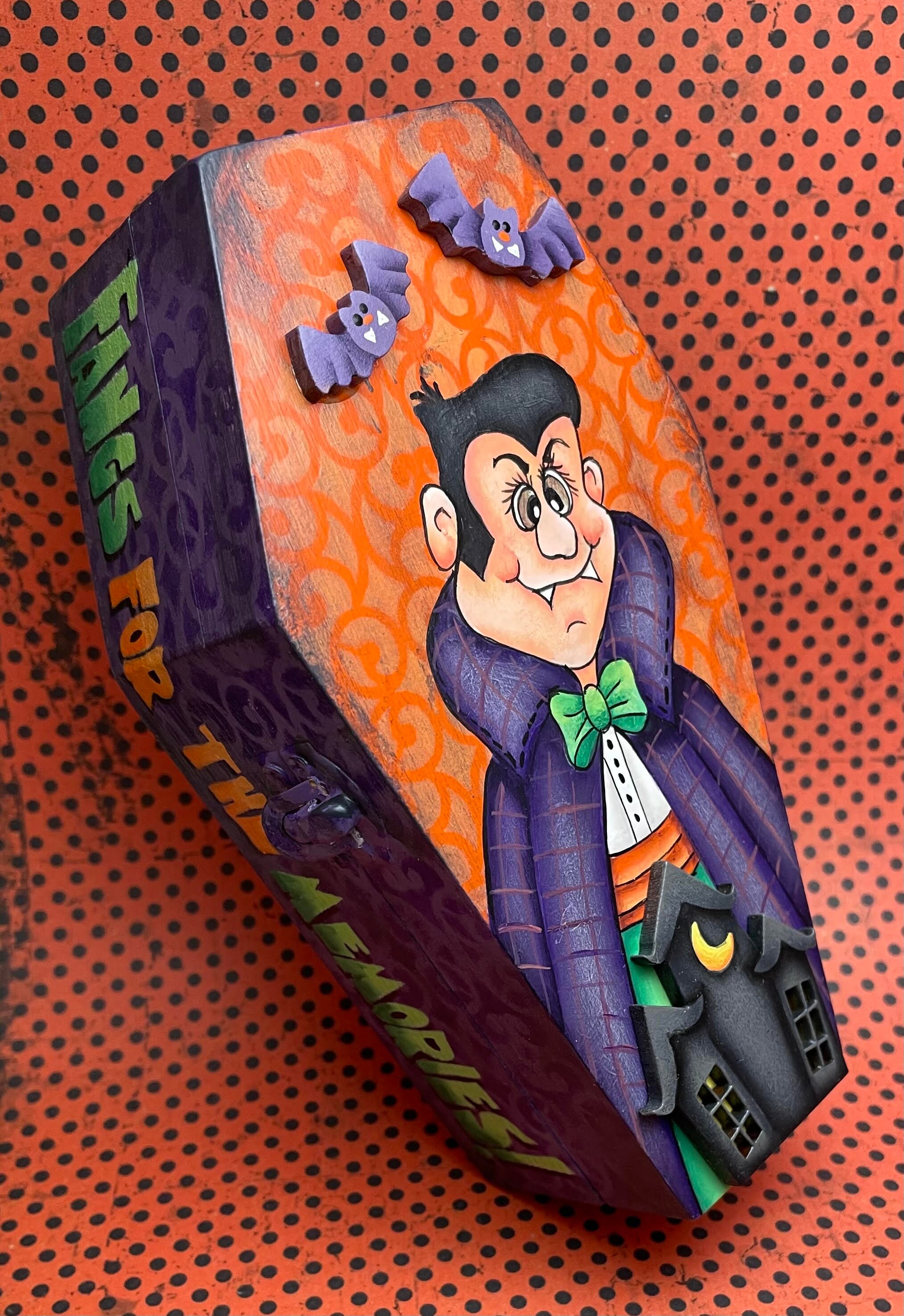 Stencil for Fangs for the Memoriescoffin Candy Boxby - Etsy