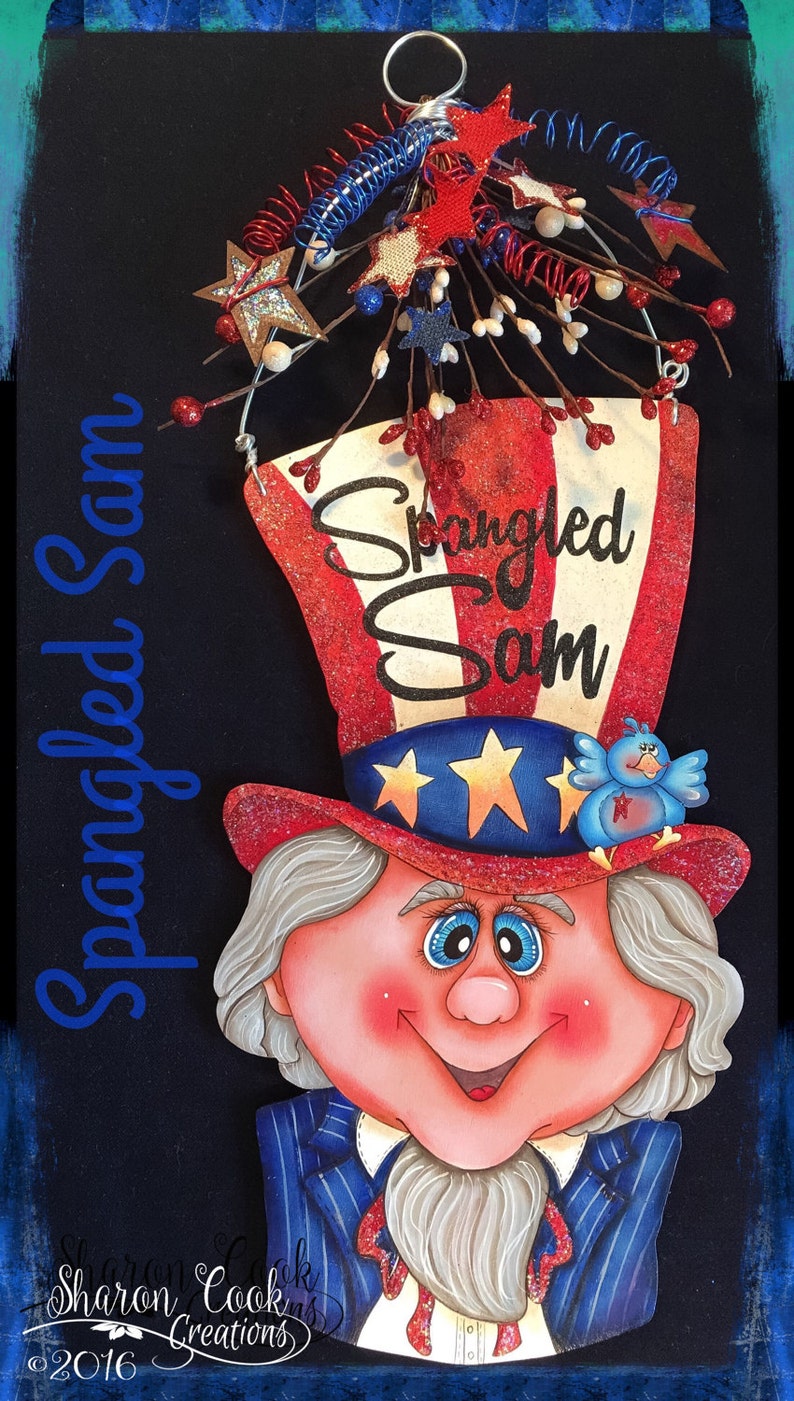 Spangled Sam!--epattern Packet by Sharon Cook - Etsy