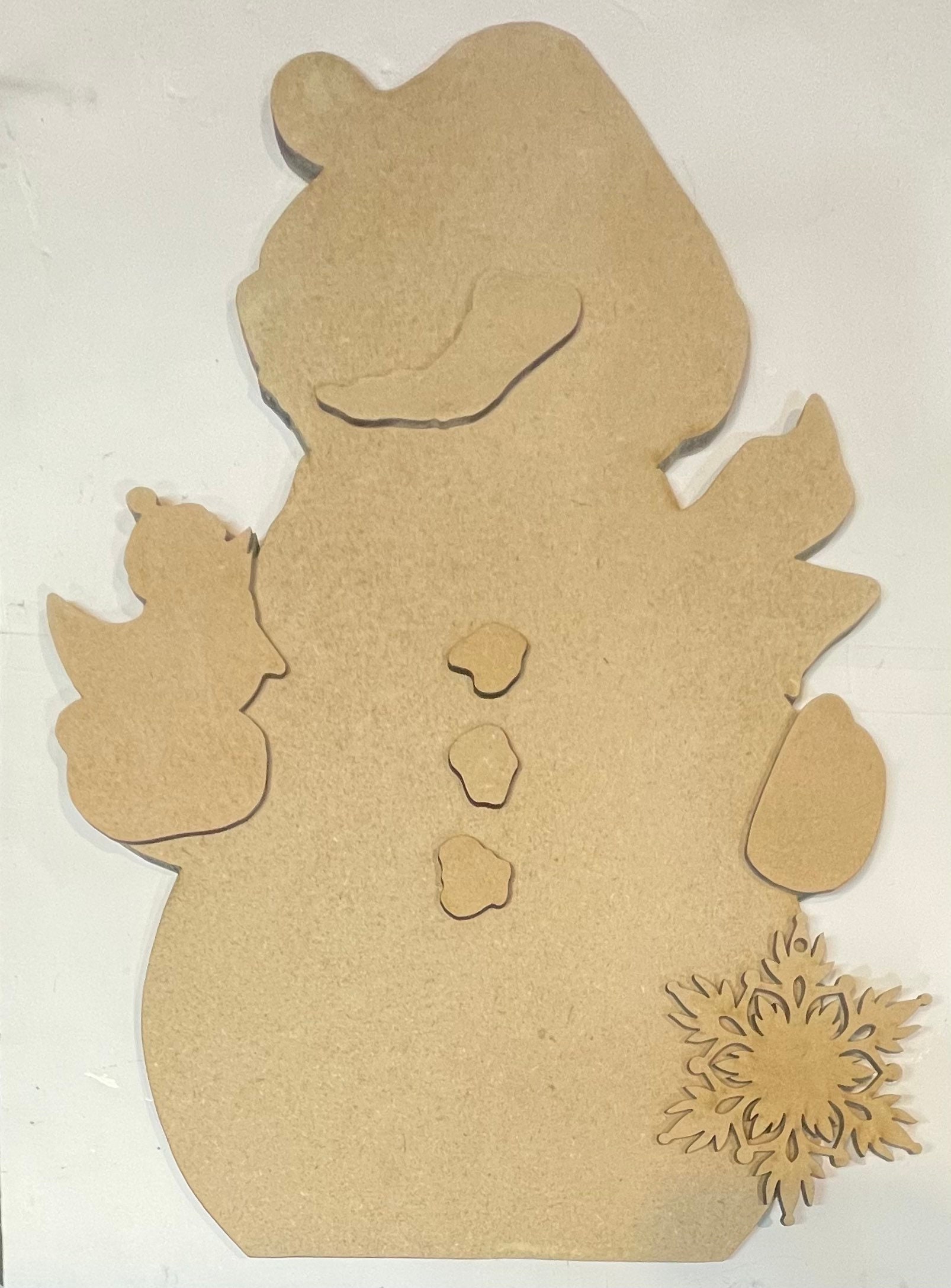 Wooden Cutouts for Snowman some Assembly Requiredby Sharon Cook ...