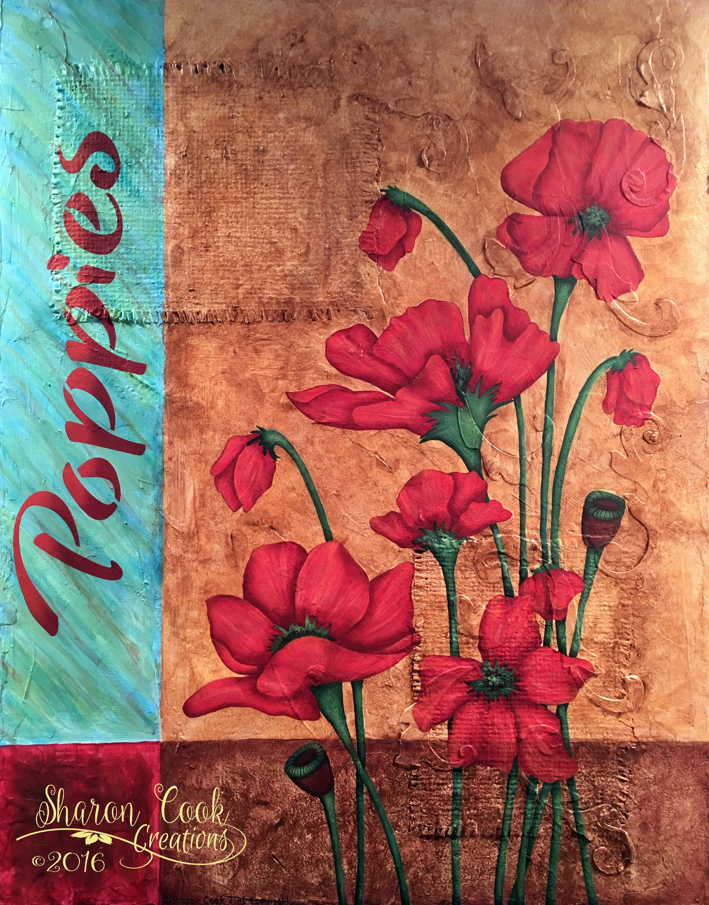 Poppiesepattern Packet by Sharon Cook - Etsy