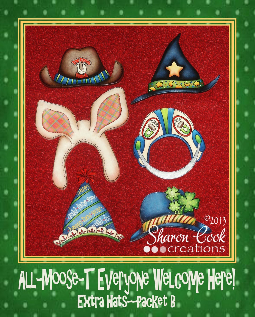 All-moost Everyone Welcome Hats--packet B--epattern Packet by Sharon ...