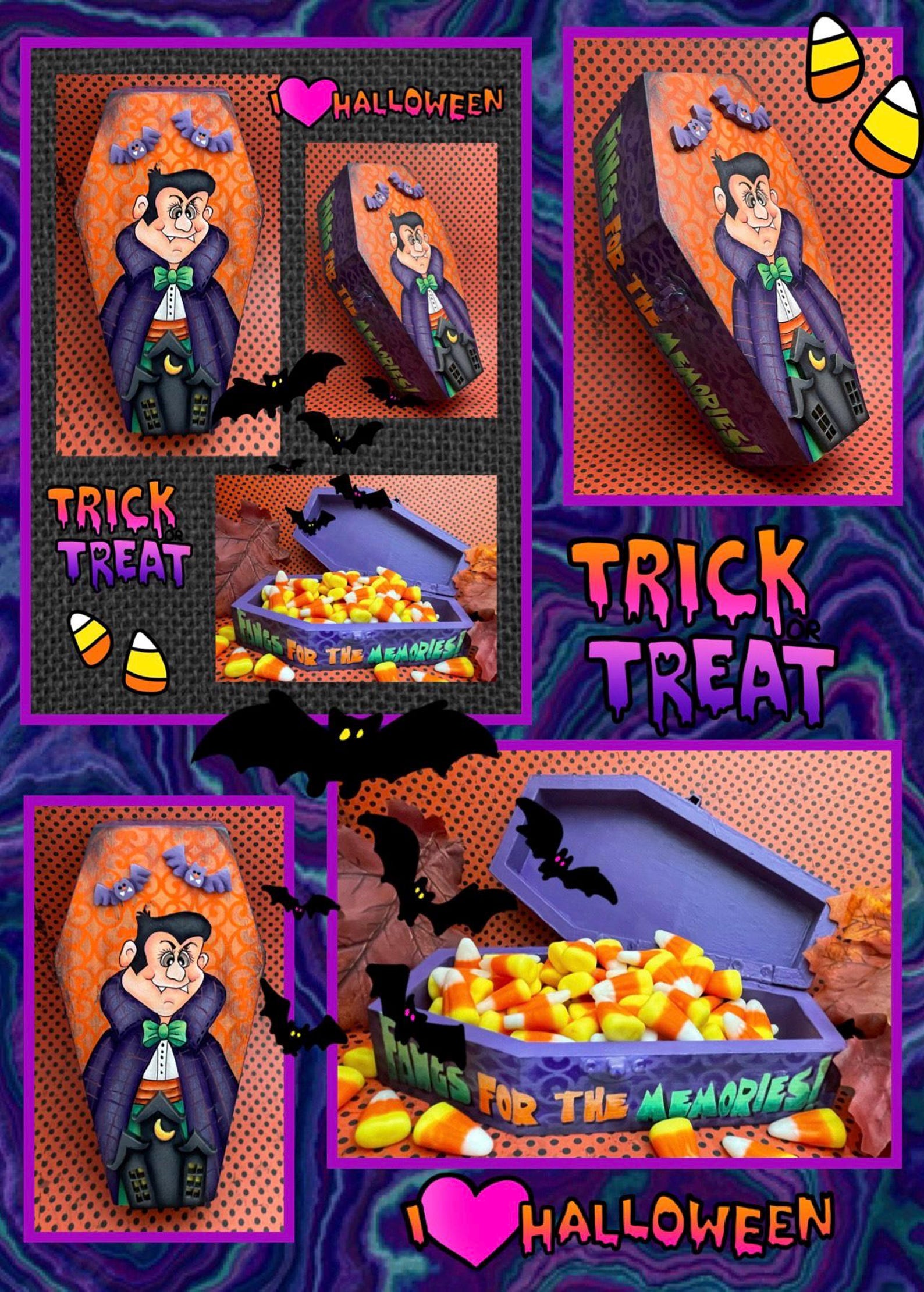 Fangs for the Memories! Coffin Candy Box Epattern--by Sharon Cook ...