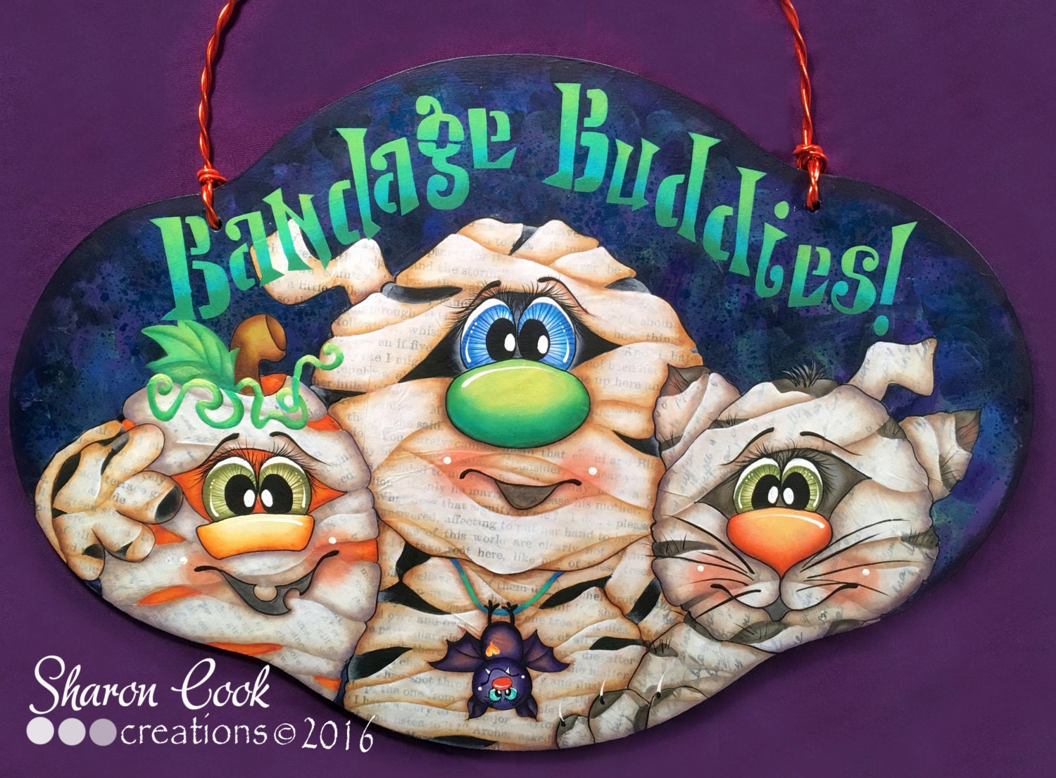 Bandage Buddies Sign and Garden Plaqueepattern Packet by - Etsy