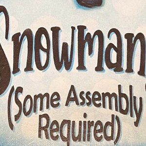 Snowman (some Assembly Required) Epattern--by Sharon Cook (includes ...