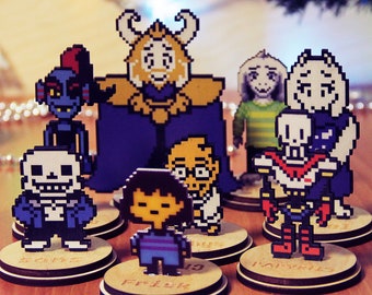 Undertale Figures Characters Set statuettes collectible game | Etsy
