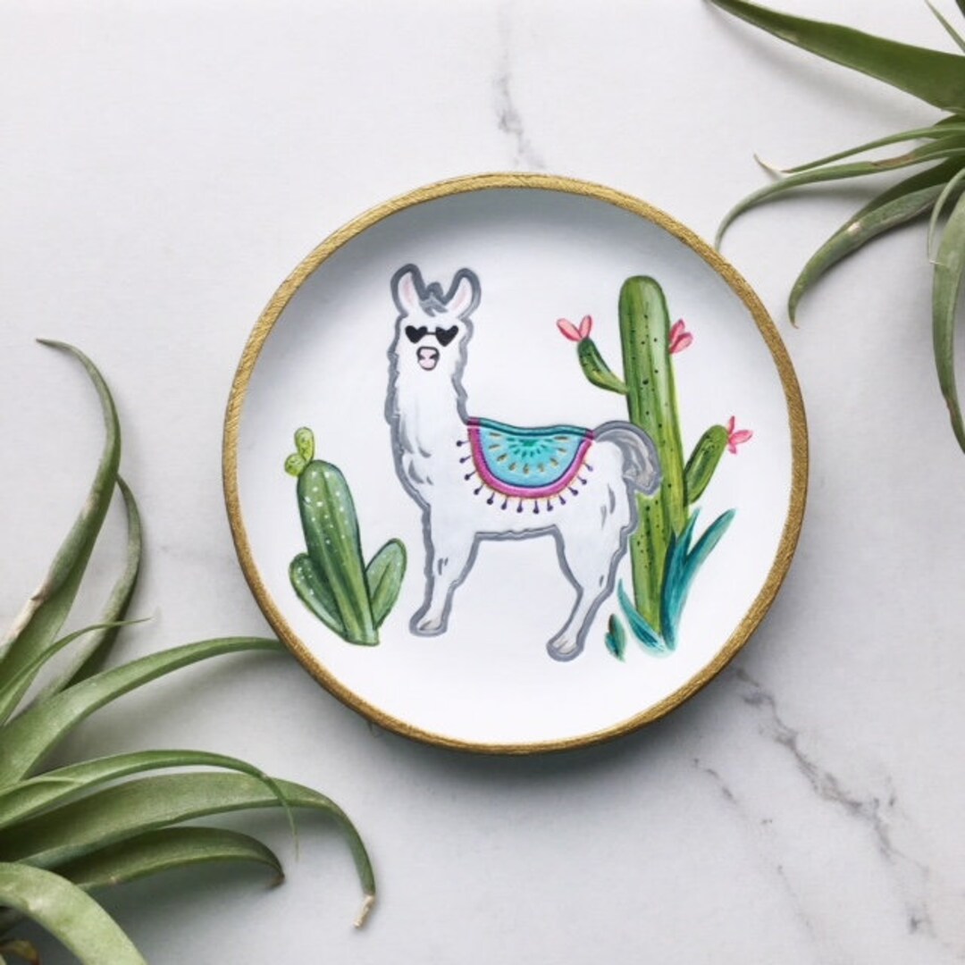 Llama Dish, Ring Container, Gifts for Llama Lover, Jewelry Holder for ...