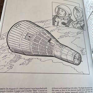 Vintage History of Space Exploration Coloring Book by Dover Bruce ...