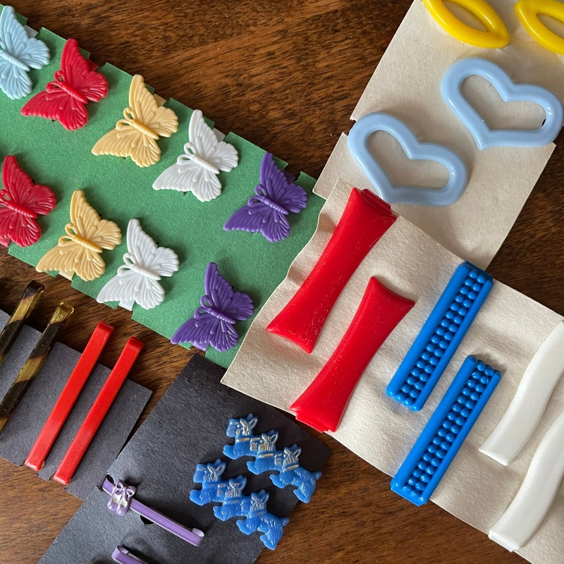 Plastic Barrettes - Etsy