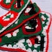 You Choose MCM Hand Knit Stockings Granny Square White Green Red ...