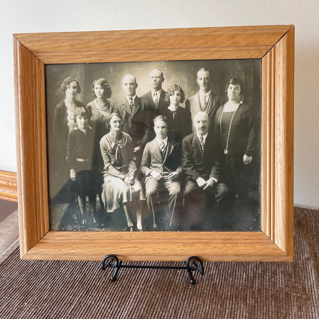 Antique Framed Family Photograph: Victorian Era Decor (10x12) - Etsy