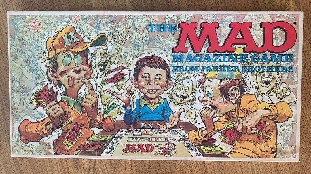 Vintage 1979 MAD Magazine Board Game Alfred E. Neuman Vintage Family ...